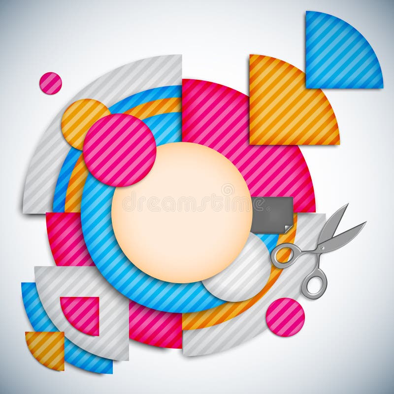 Paper Cut Graphics stock vector. Illustration of creativity - 19751946