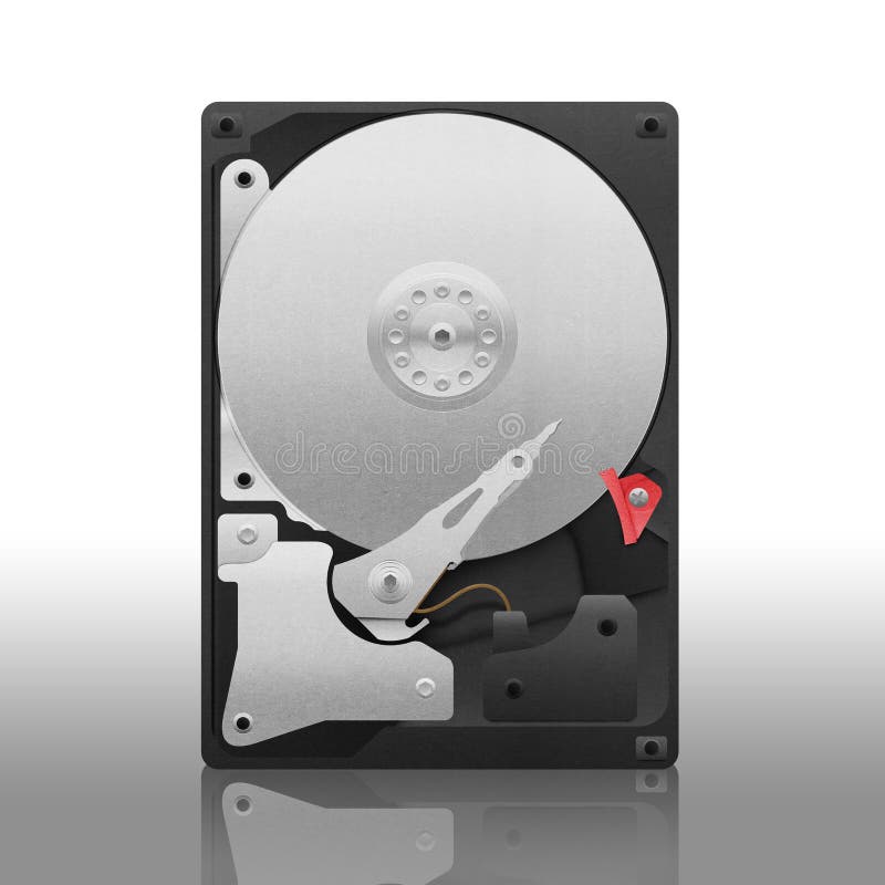 Paper Cut of Hard Disk Drive Vs Ssd Isolated is Data Storage Equipment ...