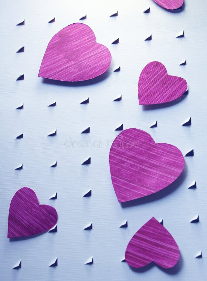 Paper Cut Hearts Background Stock Photo - Image of happy, gift: 70281346