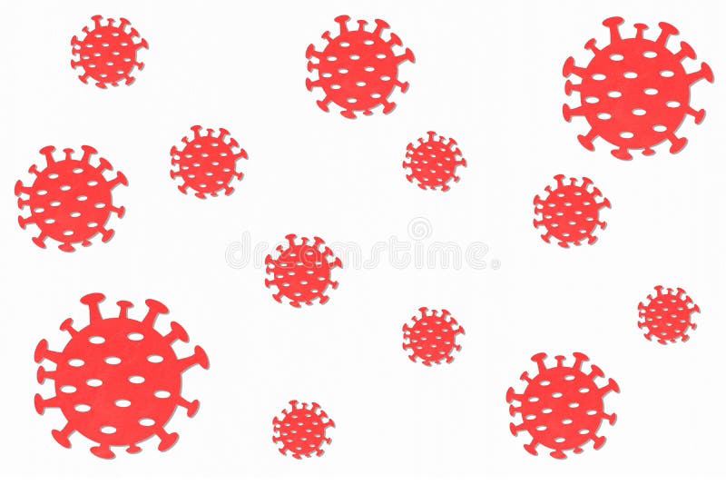 Paper Cut Illustration of Coronavirus COVID-19, Paper Cut and Craft ...