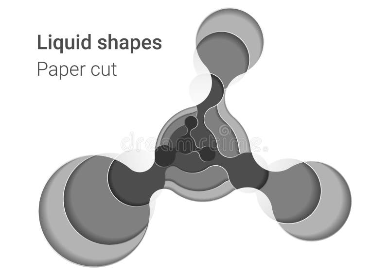 Abstract liquid figure stock vector. Illustration of brochure - 139097570