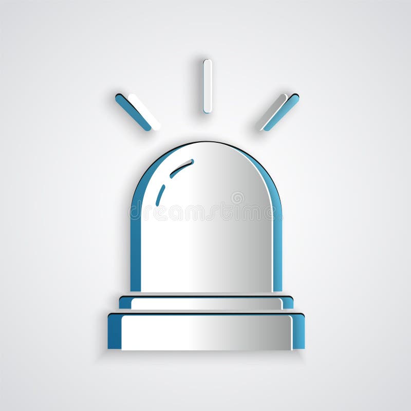 Paper Cut Motion Sensor Icon Isolated on Grey Background. Paper Art ...