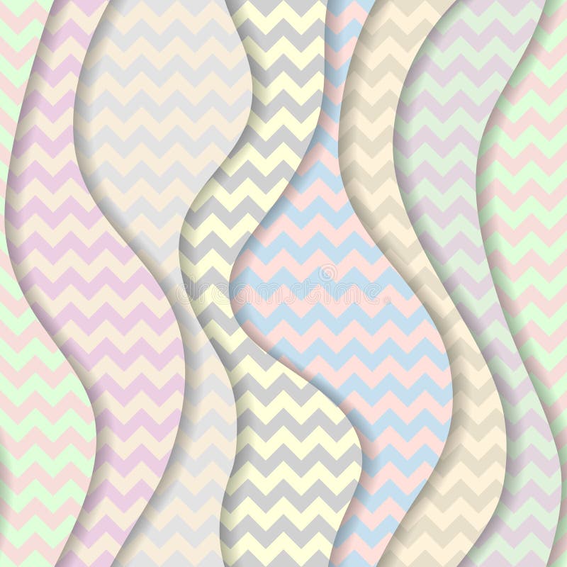 Paper Cut Shapes Design. Seamless Vector Pattern Stock Vector ...