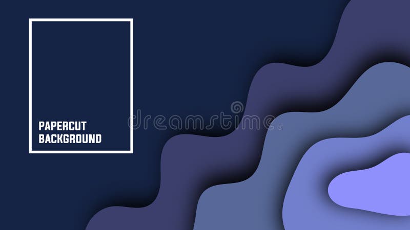 Paper Cut Template Vector Design Background Show in Layout for ...