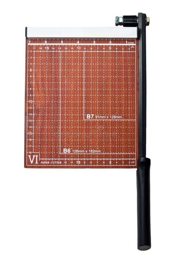 Paper cutter stock image. Image of cardboard, size, cutter - 25348239