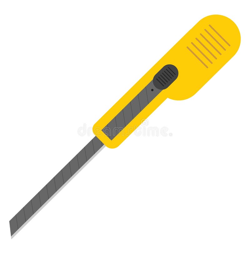 Paper cutter, icon stock vector. Illustration of cutter - 261369512