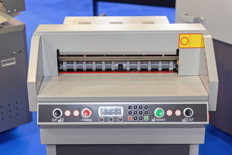 Paper Cutter Machine stock image. Image of print, equipment - 275080723