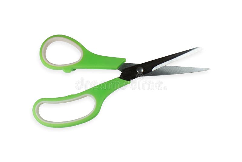 Paper cutting scissors stock photo. Image of silver - 181928168