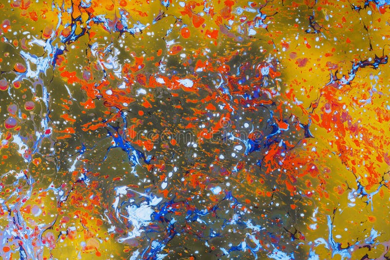 Paper- Decorative Liquid Art Stock Photo - Image of painterly, natural ...