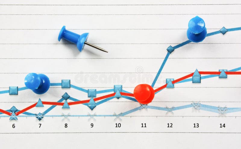 Paper with a diagram stock image. Image of investment - 16398467