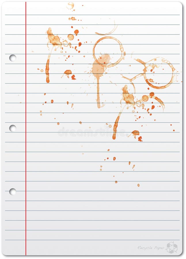 Paper dirty stock illustration. Illustration of blank - 21153785