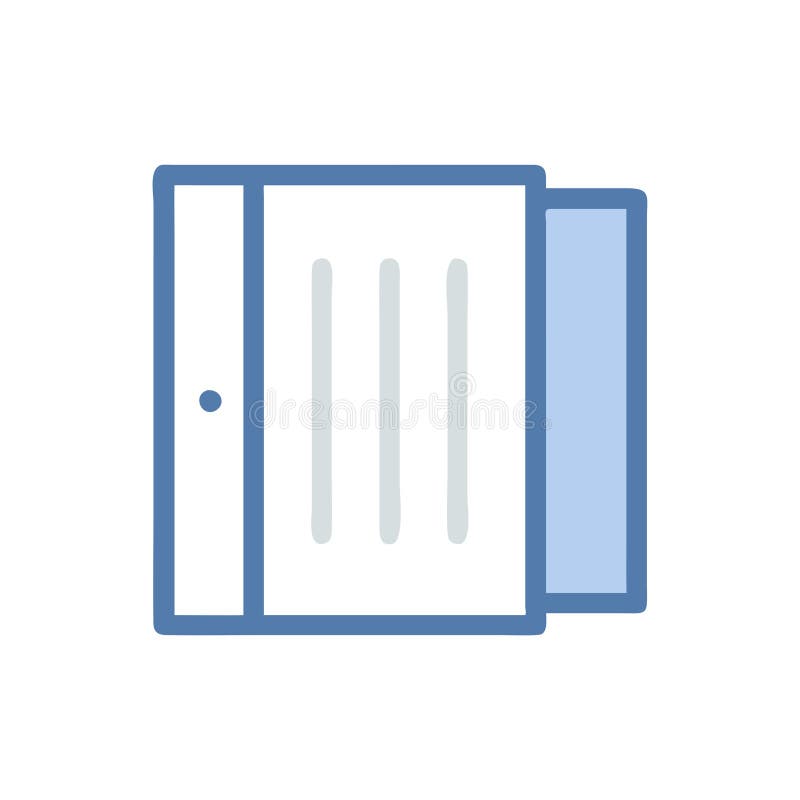 Paper Divider Icon for Organization Stock Vector - Illustration of ...