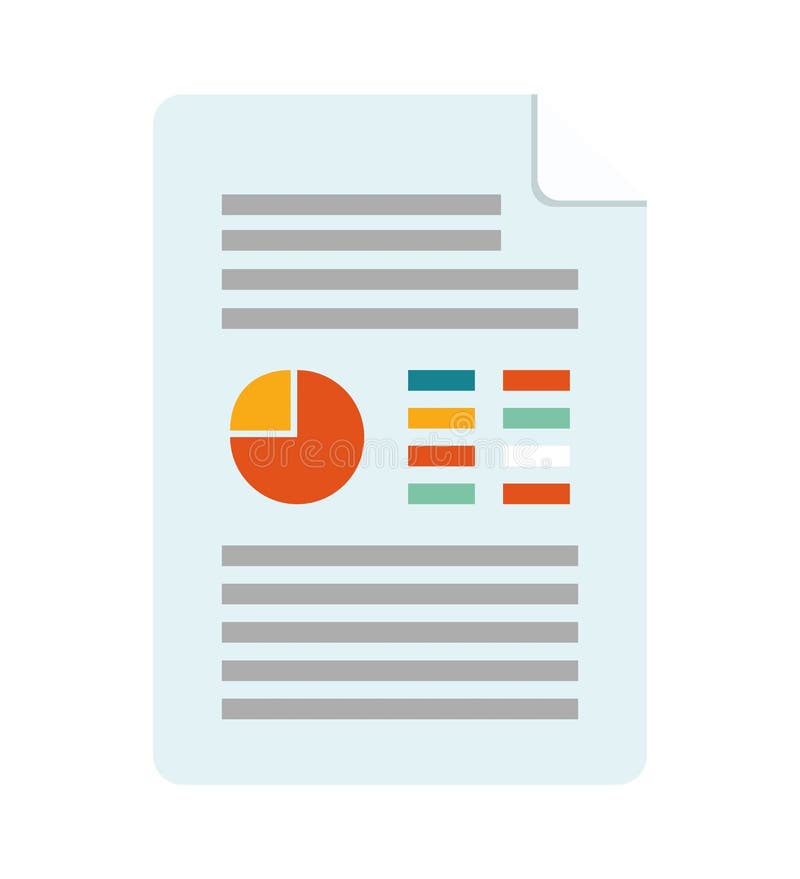 Document Design Template. White Sheet with Texture Stock Vector ...