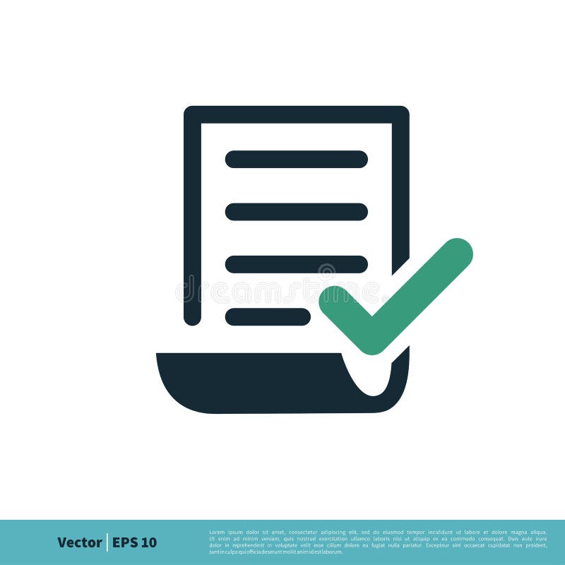 Document Form Icon Vector Logo Template Illustration Design. Vector EPS ...