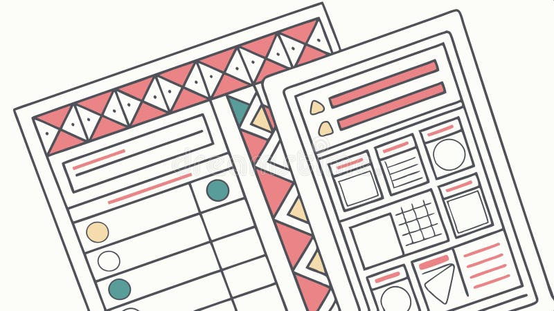 Paper Document Layout, Form Design, Document Template, Structured Form ...