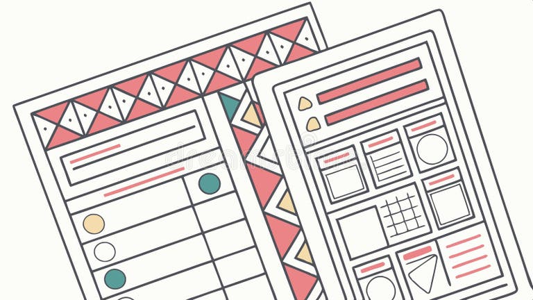 Paper Document Layout, Form Design, Document Template, Structured Form ...