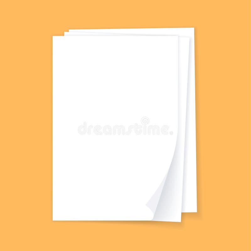 Paper document stack stock vector. Illustration of information - 258789440