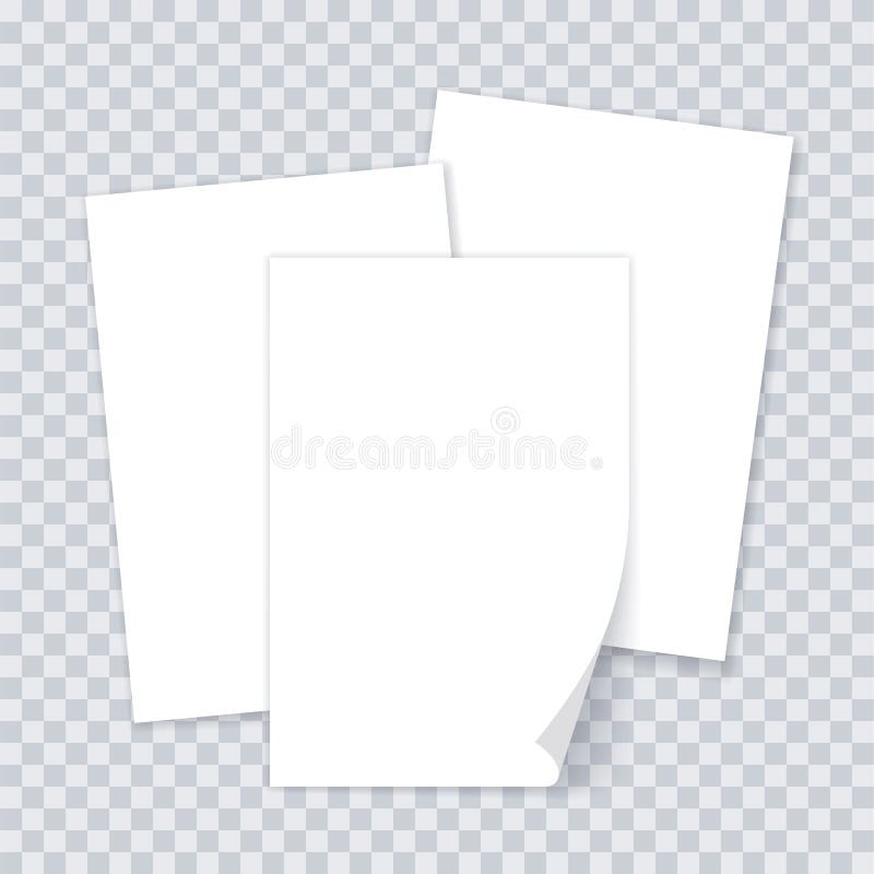 Stack Pages Business Mockup Template Stock Illustrations – 90 Stack ...