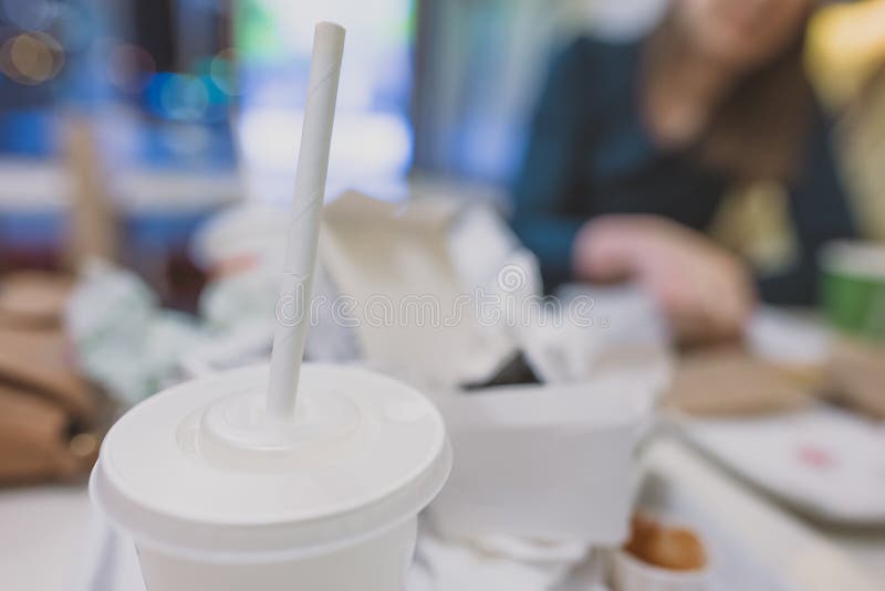 Paper Drinking Straw and Drink Stock Image - Image of concept ...