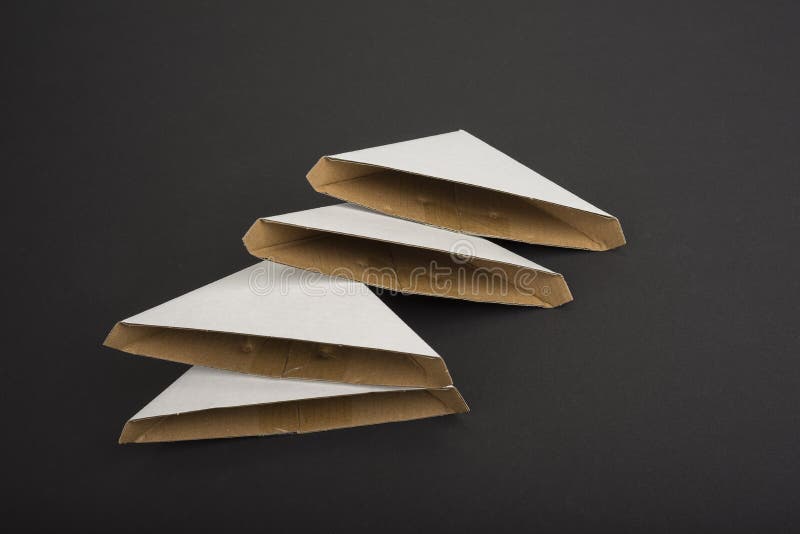 Paper Edge Corner Protector on a Black. Protection in Packaging Stock ...