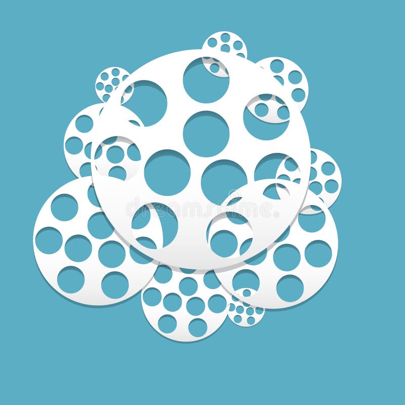 Paper elements stock vector. Illustration of fabric, mosaic - 51879918