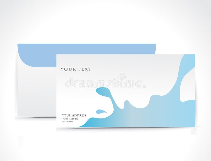 Paper envelope stock vector. Illustration of flow, line - 14815674