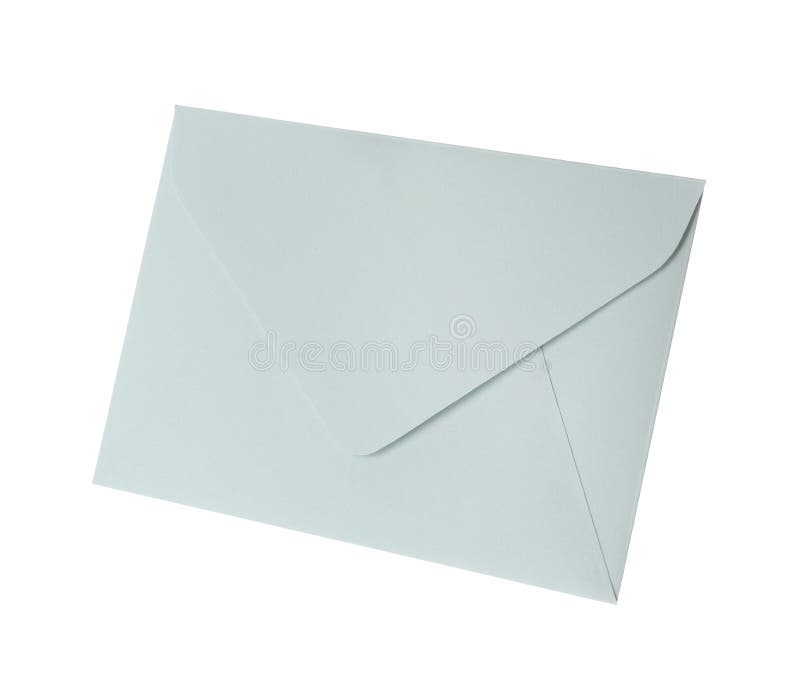 Paper Envelope Isolated. Mail Service Stock Image - Image of grey ...