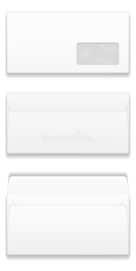 Envelope Mockup Set stock vector. Illustration of sticker - 289140795