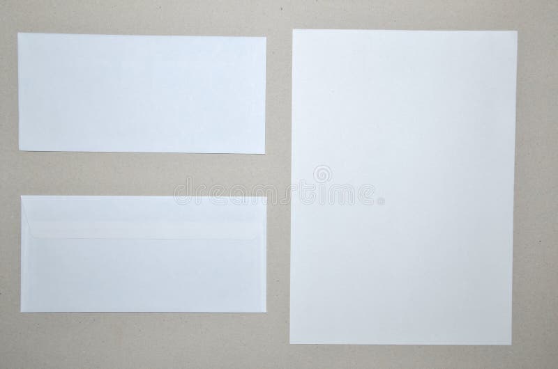 Paper and envelopes stock image. Image of paper, document - 51960583