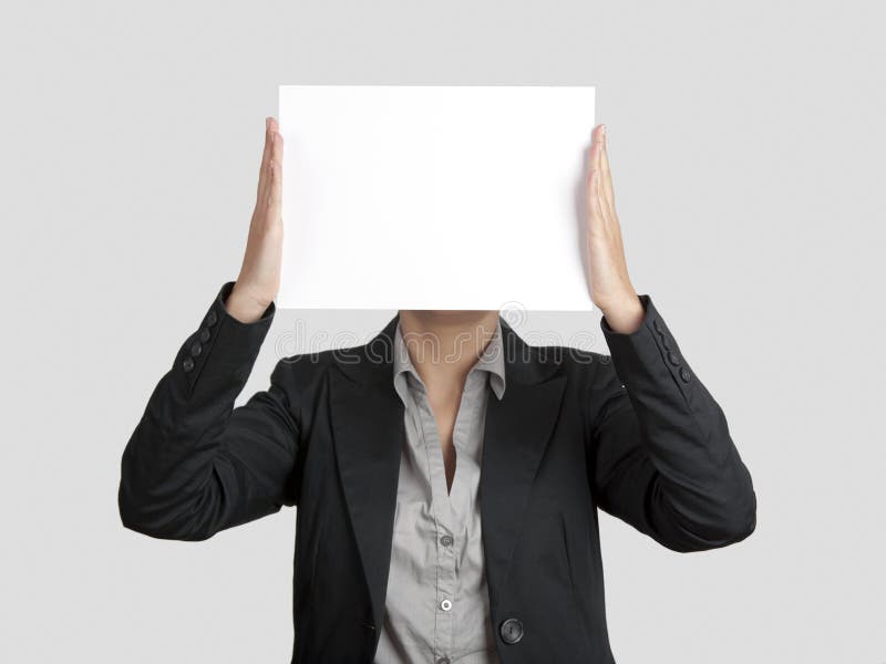 Paper Face stock image. Image of announce, modern, display - 19206775