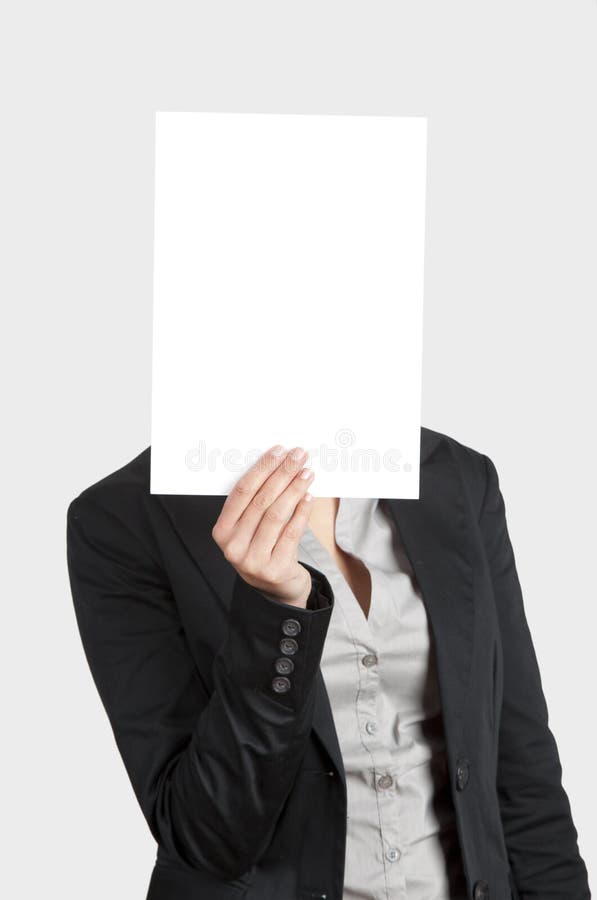 Paper Face stock image. Image of announce, modern, display - 19206775