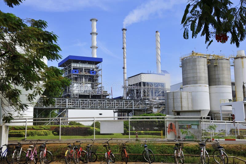 Paper Factory stock image. Image of pollution, smoke - 27926577