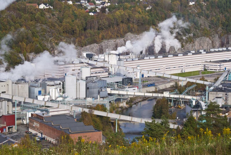 Paper factory 3 stock photo. Image of municipality, norway - 21737472