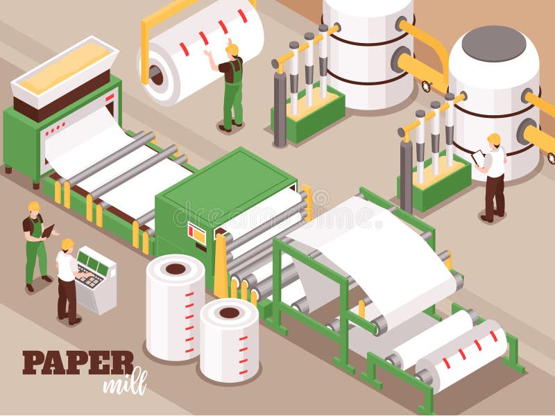 Paper Factory Flowchart stock vector. Illustration of collection ... Paper Factory Flowchart stock vector. Illustration of collection ...