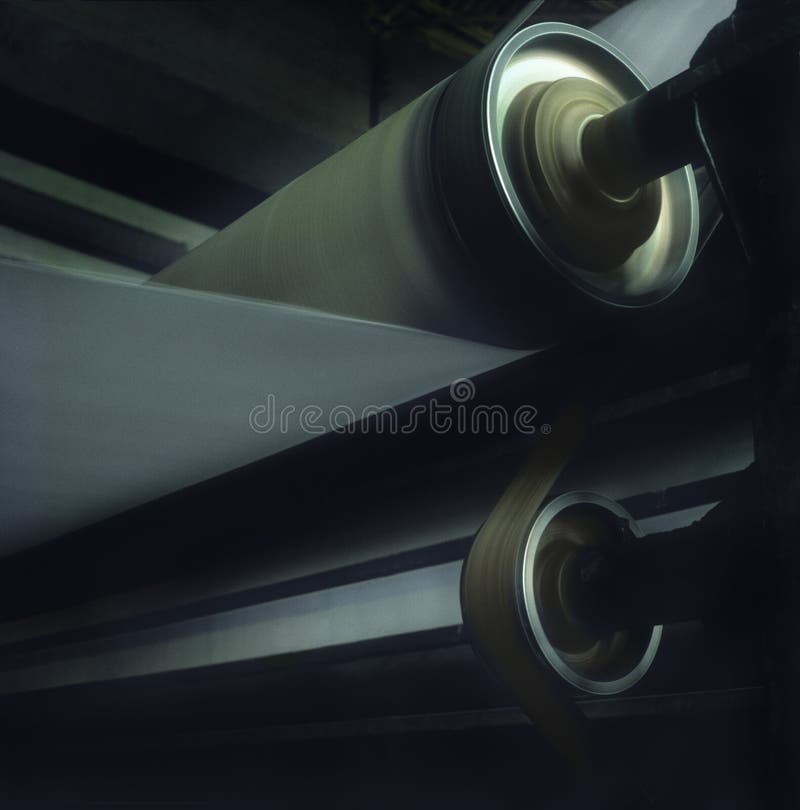 Paper factory machine stock photo. Image of paper, roll - 40924550