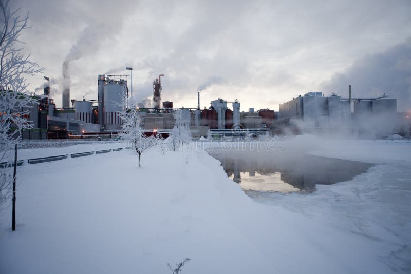 Paper Mill stock image. Image of building, factory, global - 8123053