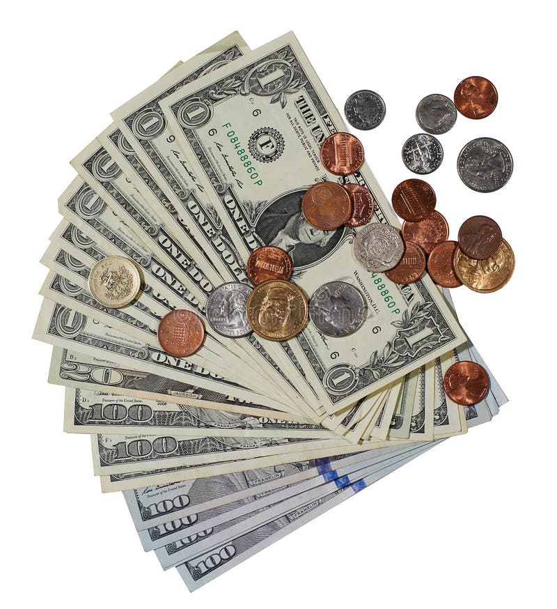 Fan-shaped banknots stock image. Image of cent, shaped - 73108169