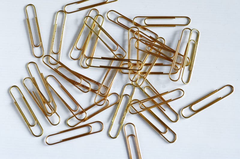 Paper fasteners stock photo. Image of work, chrome, fastener - 61950596