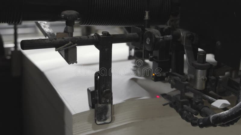 Paper Feed Printing Press stock footage. Video of 2022 - 289342760