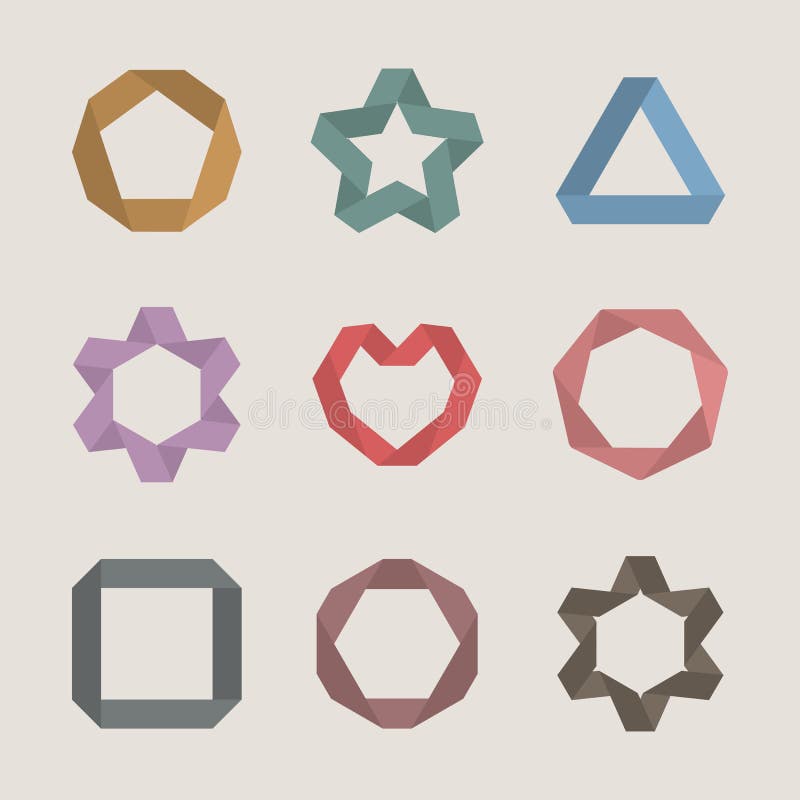 Paper Figures, Vector Illustration. Stock Vector - Illustration of ...