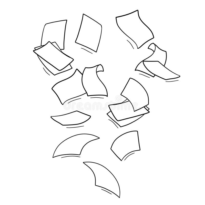 Blank Documents Sketch Stock Illustrations – 211 Blank Documents Sketch ...