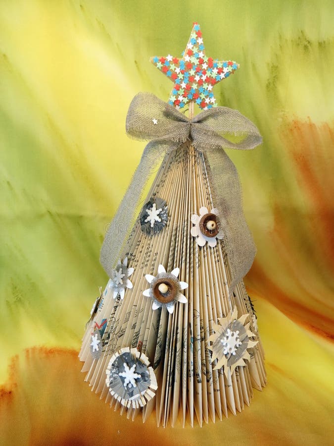 Paper fir tree stock image. Image of festive, stuff, flakes - 35486657