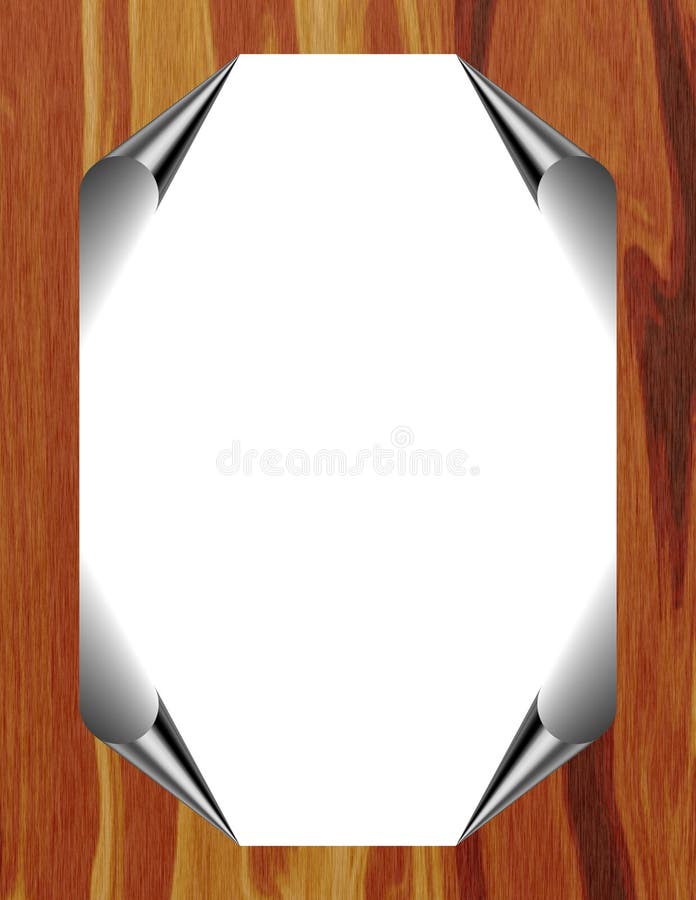 Paper foil sheet frame stock illustration. Illustration of effect ...