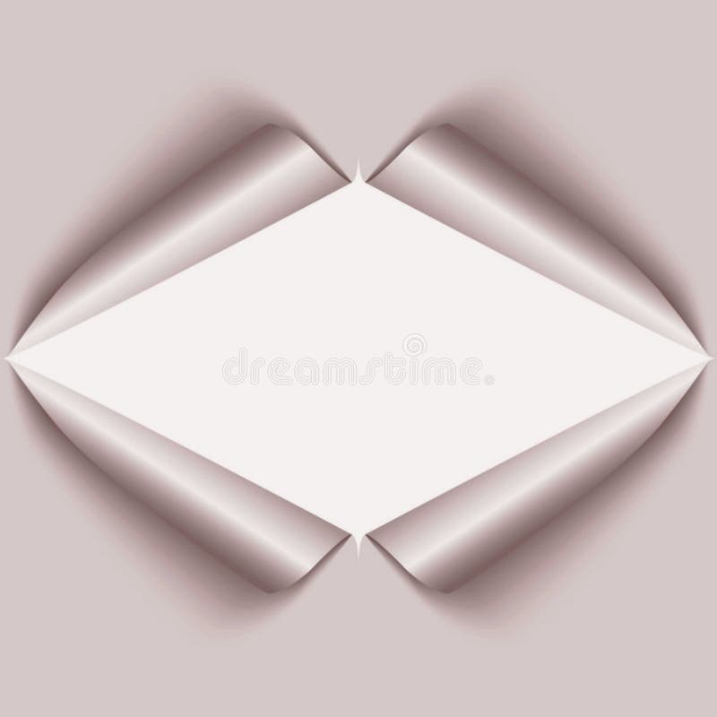 Paper Fold Abstract Template Background. Folded Note Stock Image ...