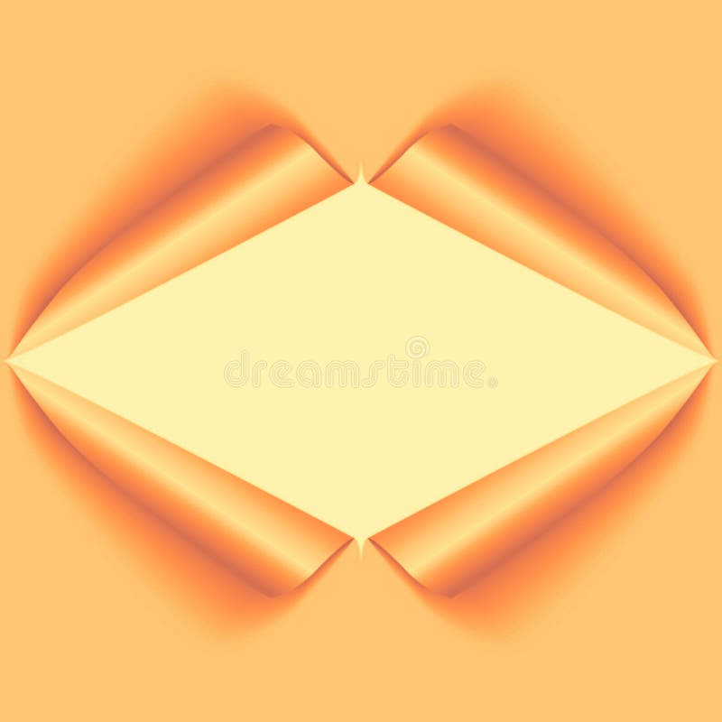 Paper Fold Abstract Template Background. Folded Note Stock Photo ...