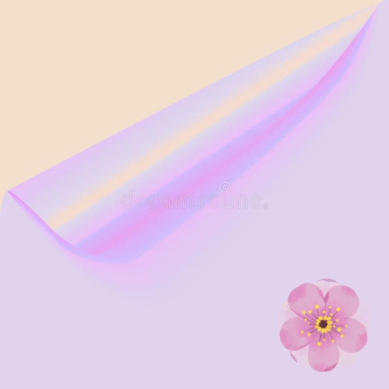 Paper Fold Abstract Template Background. Folded Note Stock Image ...