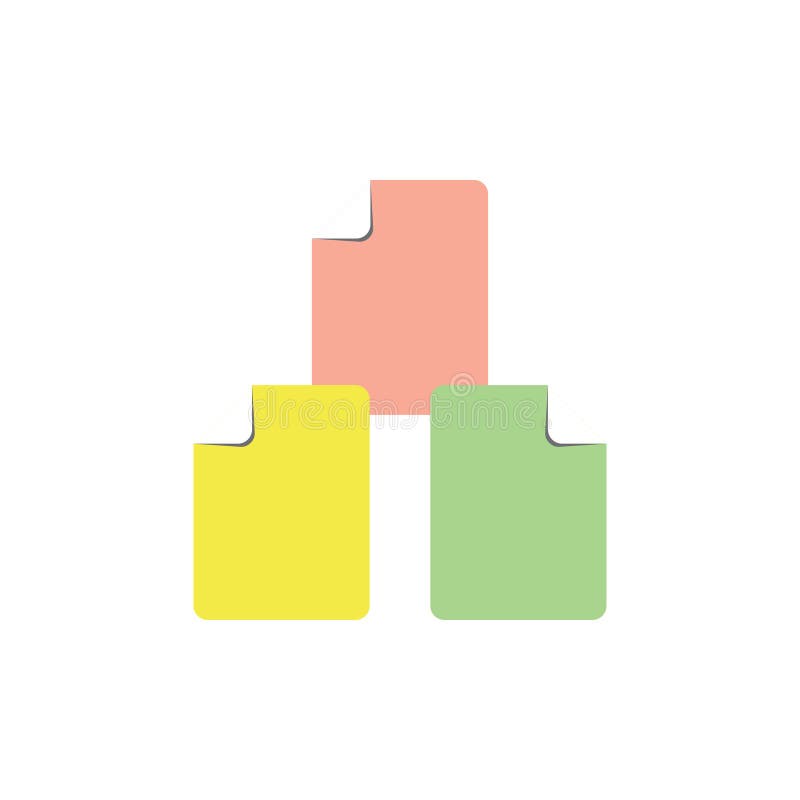 Two Fold Paper Circle Geometric Logo Vector Stock Vector - Illustration ...