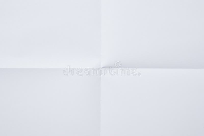 Paper folded in four stock image. Image of surface, page - 27065367
