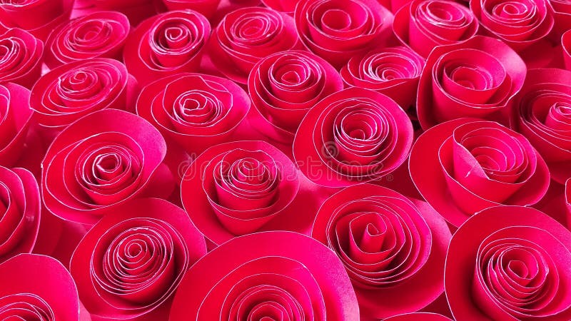 Paper Folded into a Rose Shape Stock Image - Image of love, rose: 139534033
