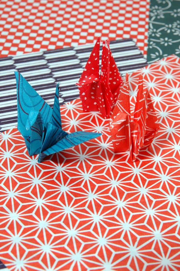 Paper folding stock image. Image of kimono, crane, craft - 12859907